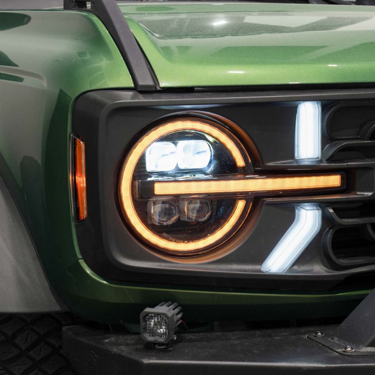 2022-2024 Ford Bronco Raptor LED Projector Headlights (pair) – C.A.K ...